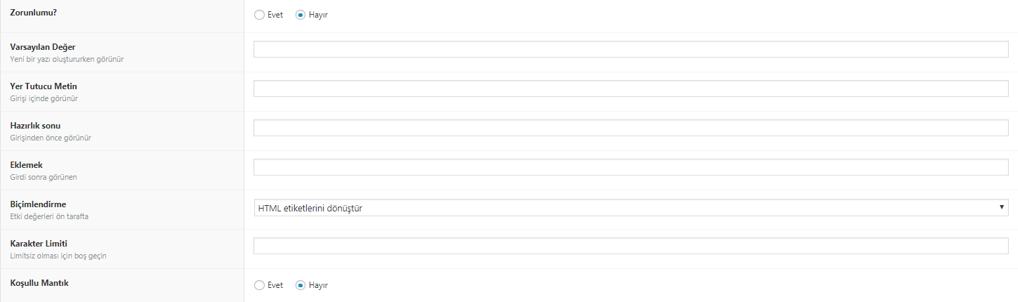 WordPress Özel Alan Kutuları Ekleme ve Kullanımı