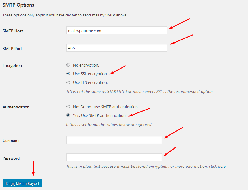 WordPress SMTP Kurulum ve Kullanımı - WpGurme